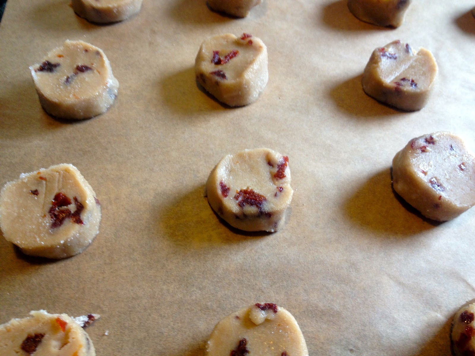 Heidi's Mix: Cherry Shortbread Cookies