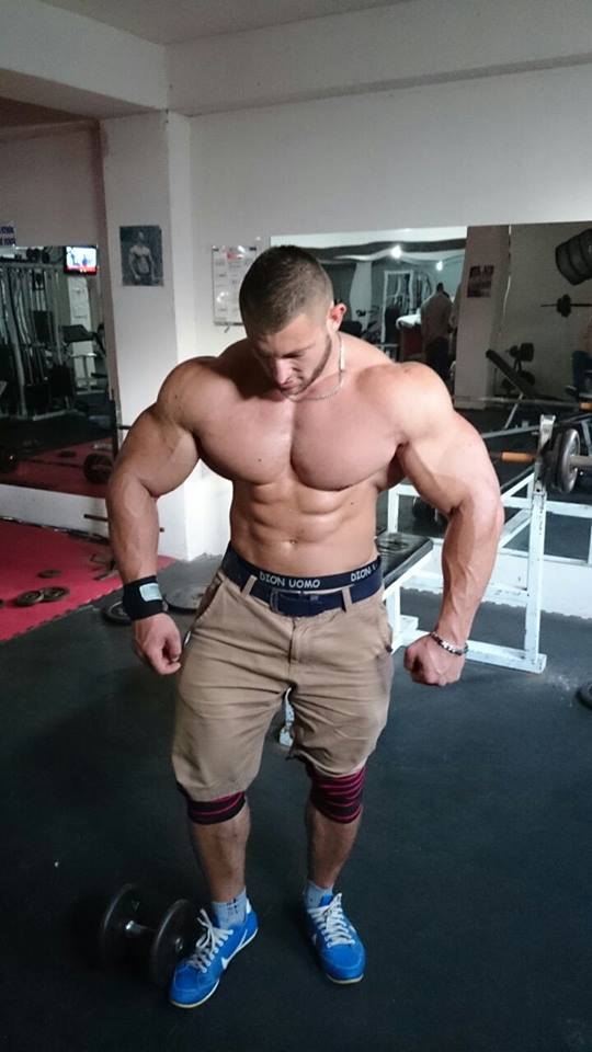Bodybuilder Muscle Worship: BESIM TRENA ALBANIAN BODYBUILDER