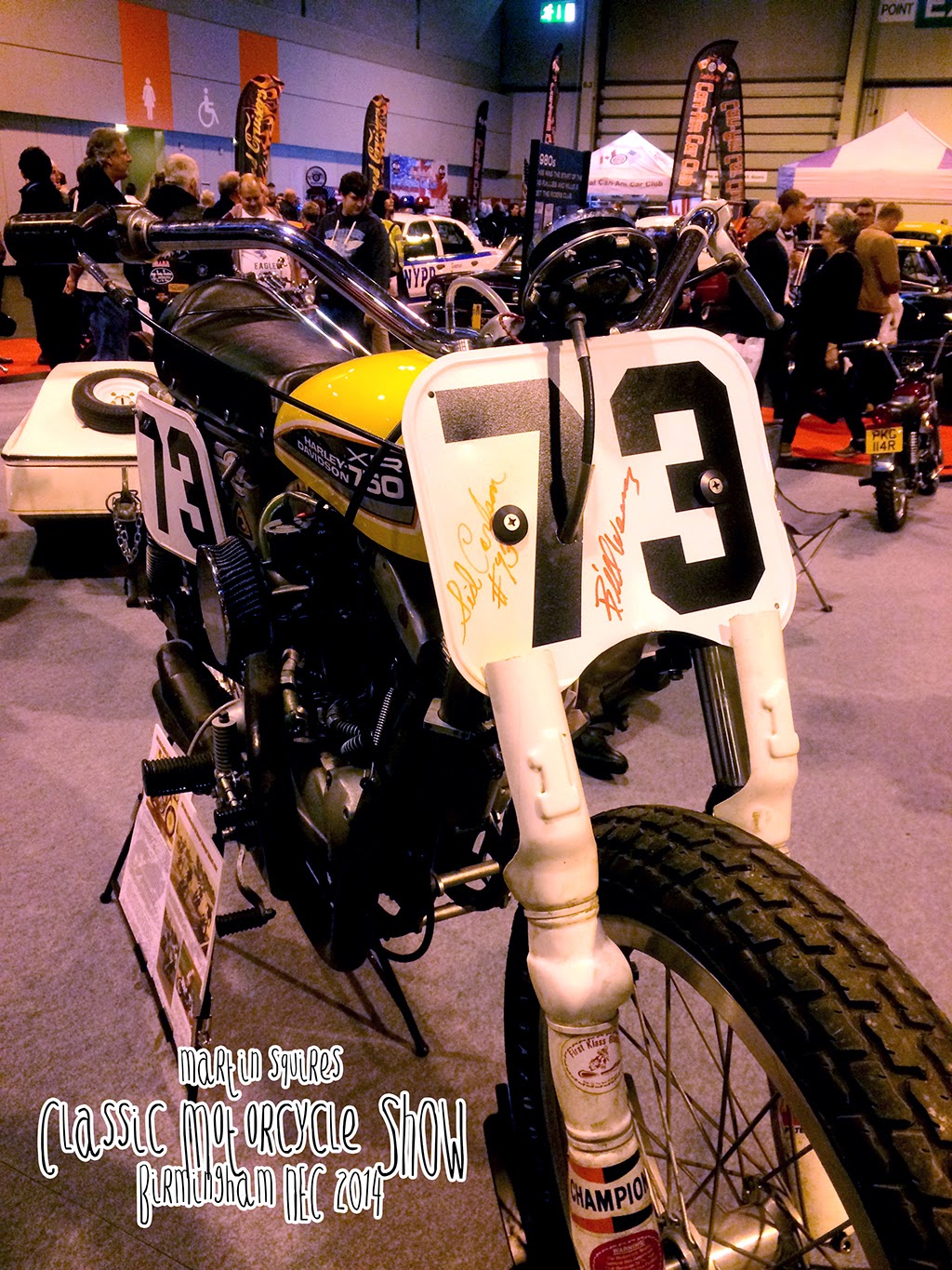 Martin Squires Automotive Illustration: Classic Motorcycle Show at the ...