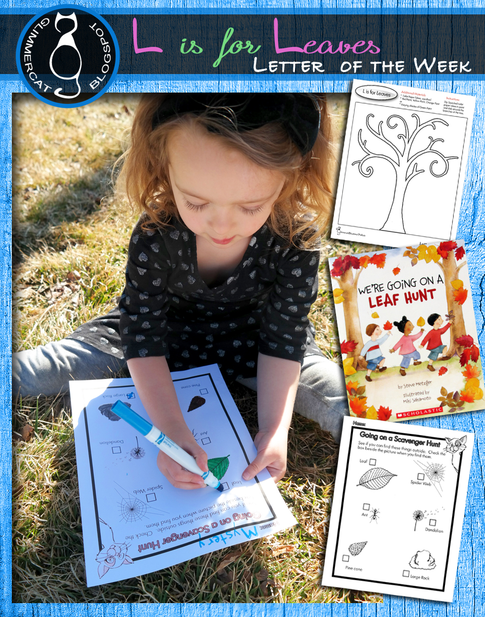 Glimmercat Education: L is for Leaves