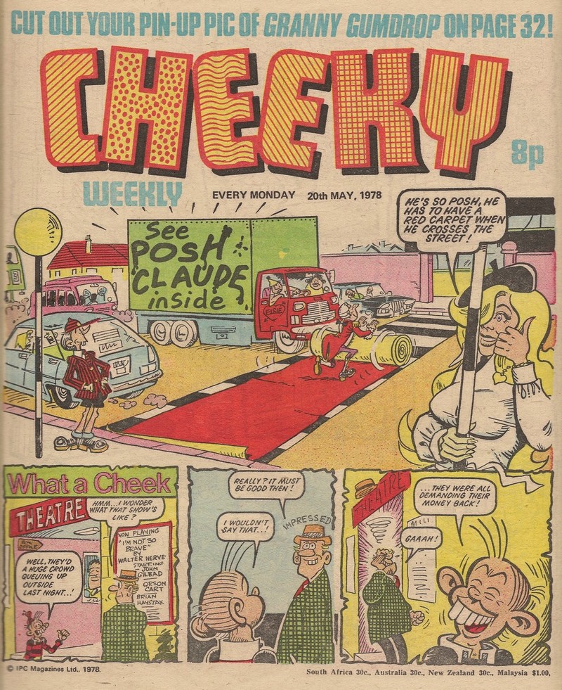 Cheeky Weekly: Cheeky Weekly cover date 20 May 1978
