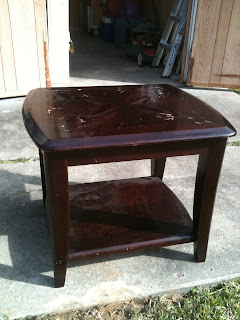 One day at a time.....: End table Redo