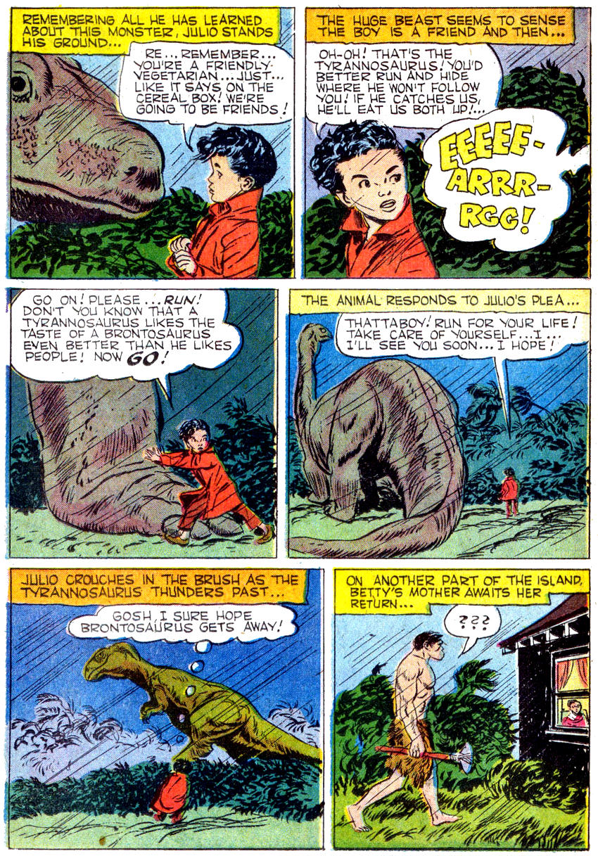 Pappy's Golden Age Comics Blogzine: Number 1160: Jesse Marsh's Dinosaurus!