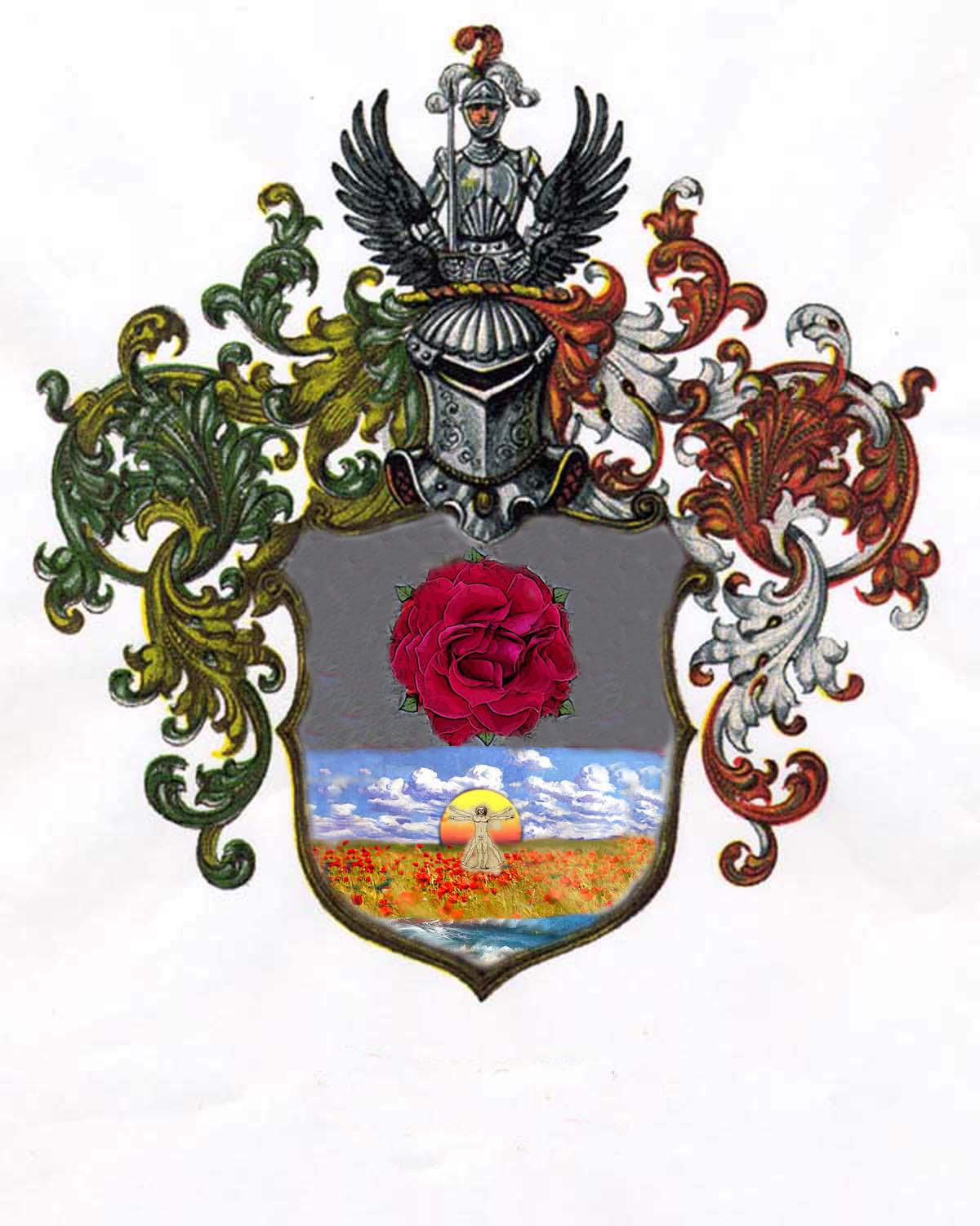 banderafamiliar: Escudo familiar cuatro apellidos.