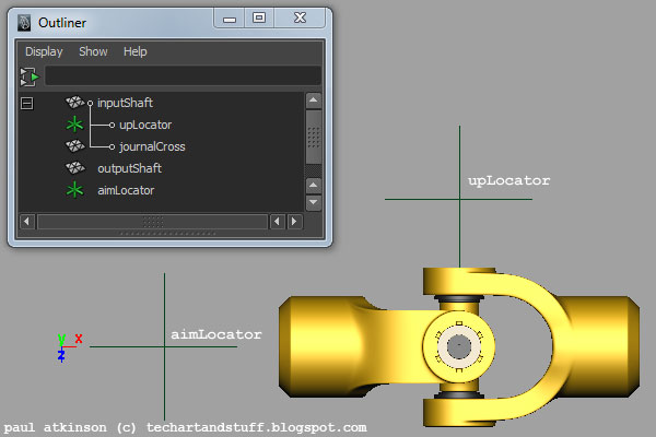 Tech Art and Stuff: How To : Rig a Universal Joint in Maya