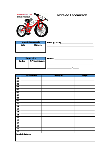 Curso Cef Empregado Comercial- Eliana Valente: E&FGBiker, Lda