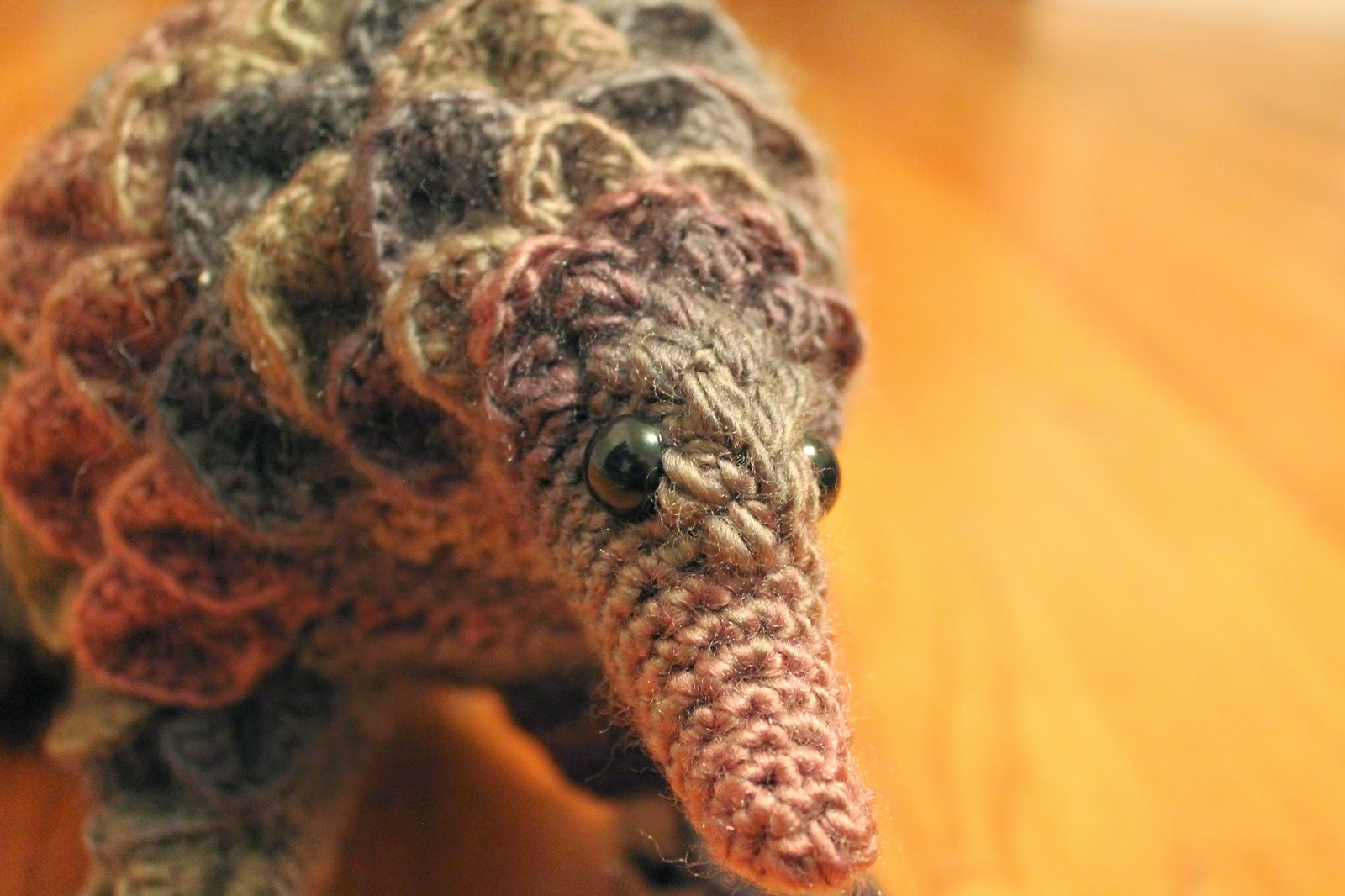 Katie Cooks and Crafts: Crocheted Pangolin