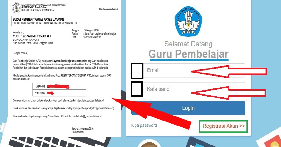 Cara Mendapatkan Username dan Password Untuk Login Di SIM PKB - Dapodik ...