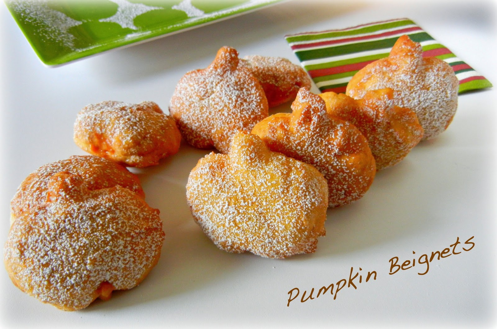 Sugar Swings! Serve Some: Triple Pumpkin Beignets