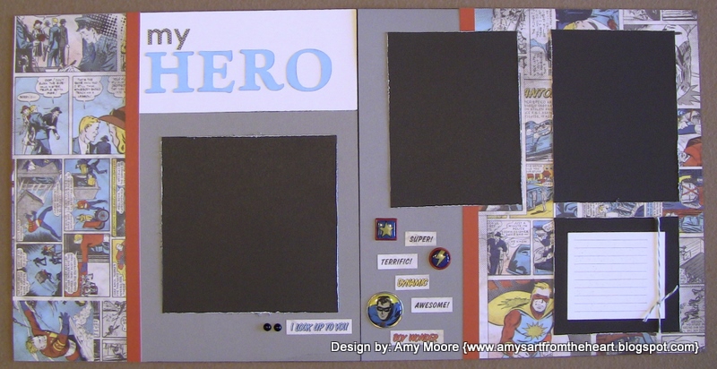 Amy's Art from the Heart: More Super Hero Pages