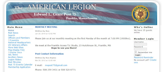 Franklin Matters: American Legion Edward L. Grant Post 75 meets Monday ...
