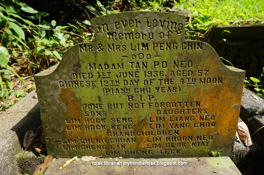 Lim Peng Chin and family (Bukit Brown)