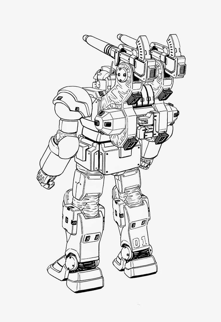 Gundam Thunderbolt Series Line Art