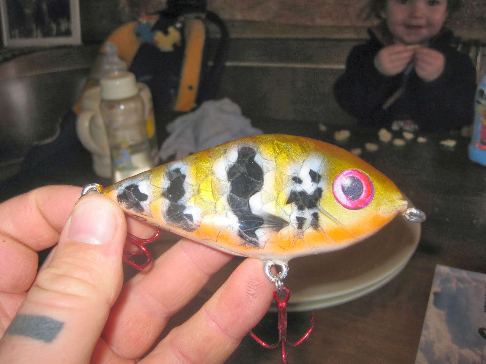 Psybolo Homemade Fishing Lures: Some Solarfall inspired Paint jobs