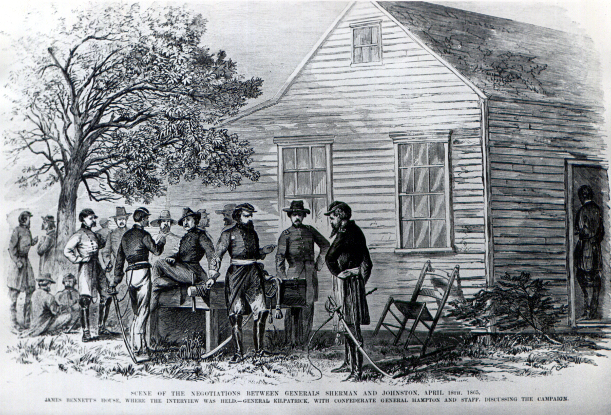 The Civil War of the United States: Surrender at Bennett Place, North ...