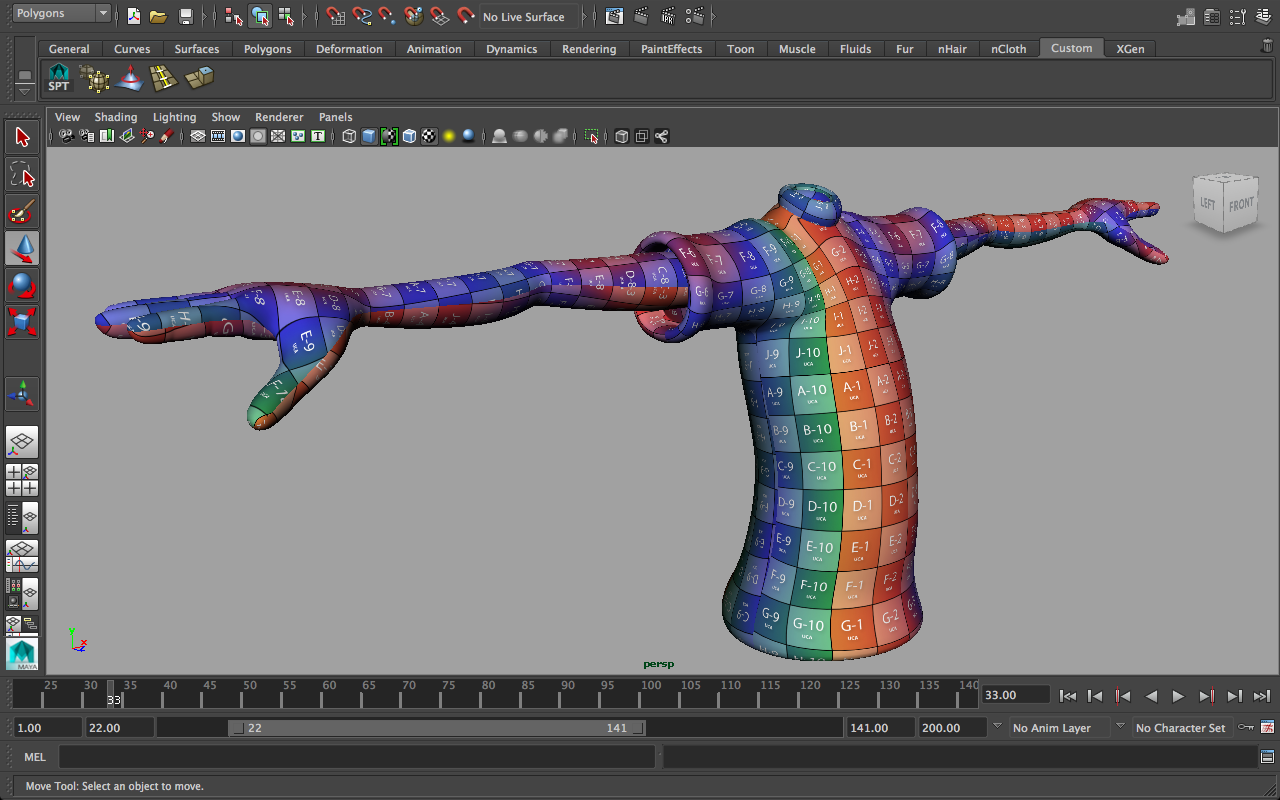 Ayunie Adiana: Pipeline 1: Character UV Layout (The Torso)