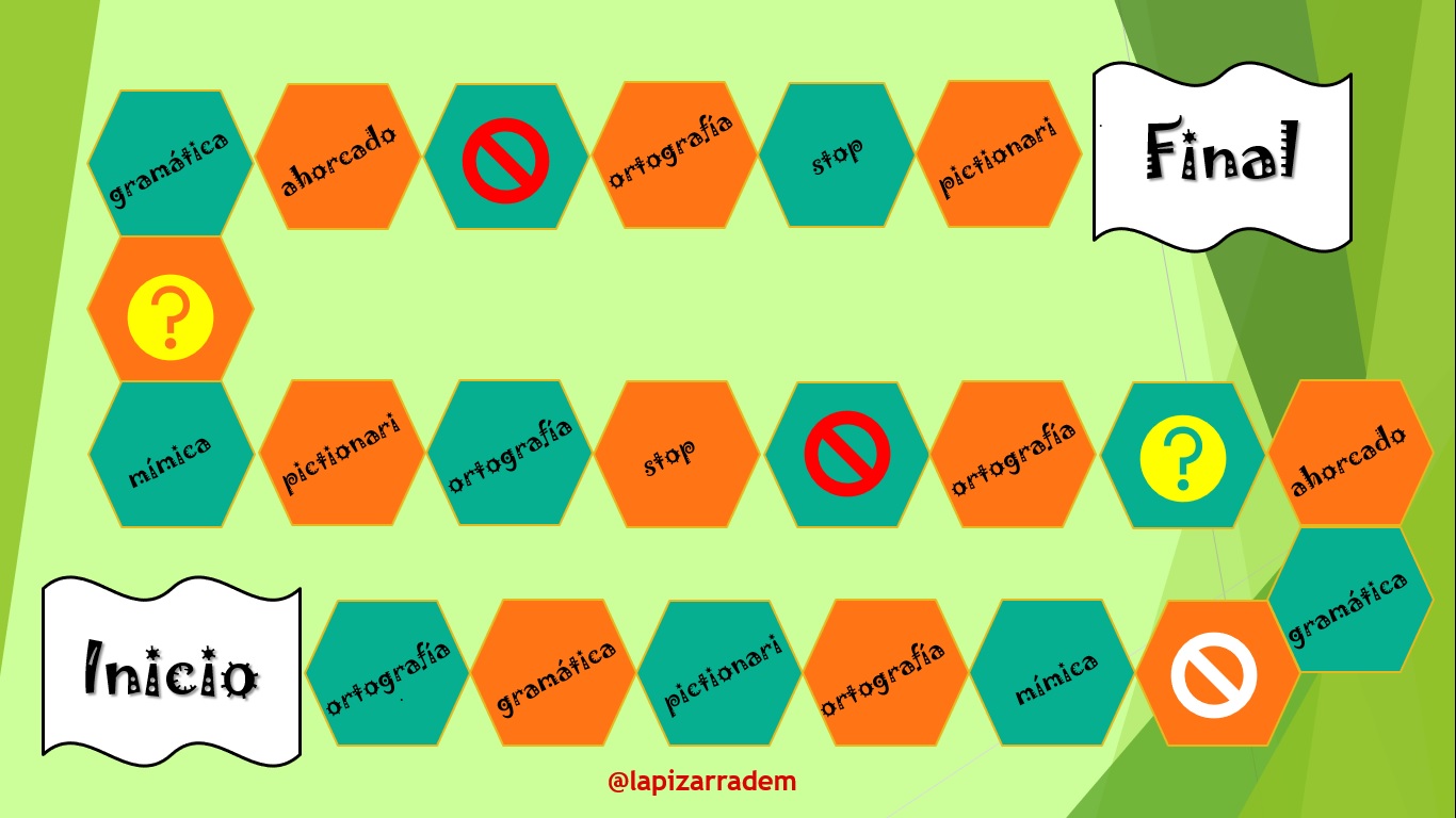 la pizarra de M: Juego Ortografía de lengua