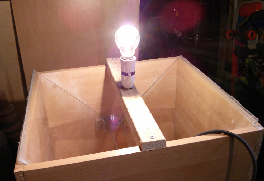 The Shed And Beyond: Homemade moth trap...