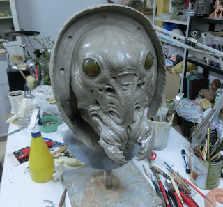 Aris Kolokontes art.: Latex wearable mask ( Insectoid )