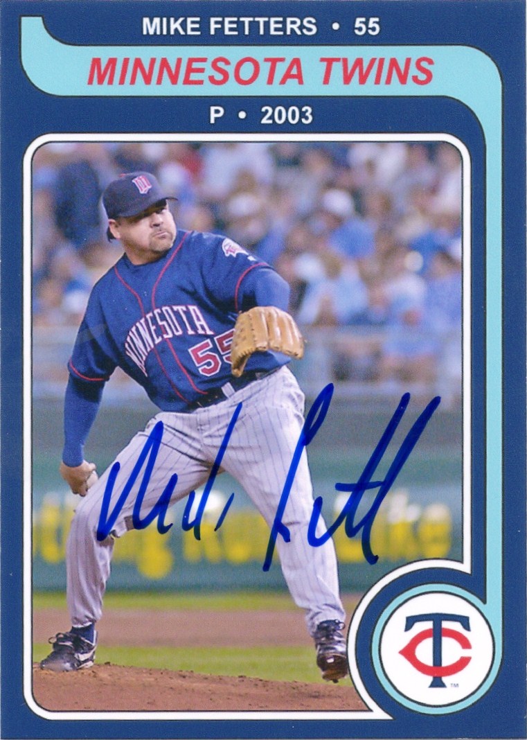 Minnesota Sports Autograph Project: MIKE FETTERS