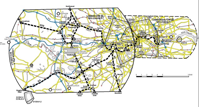 Thoughts from upside down: Flying the London Helicopter Routes