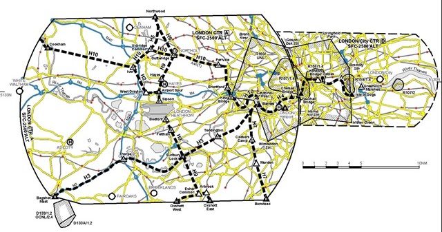 Thoughts from upside down: Flying the London Helicopter Routes