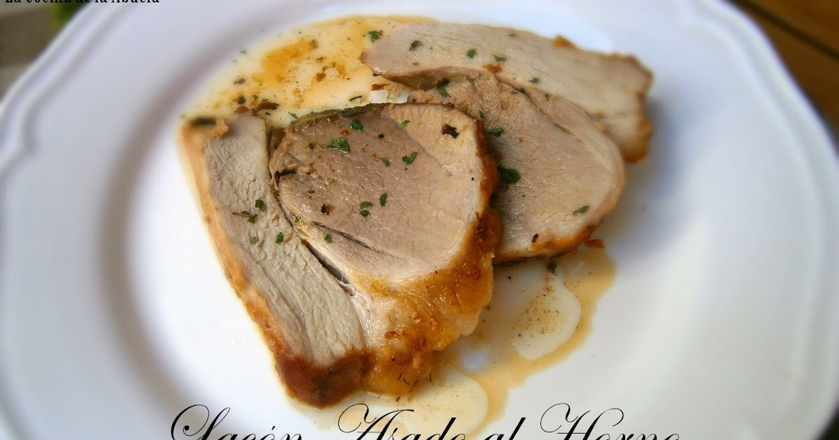 Lacón Asado, casero y al horno.