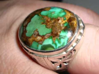 Klik to Open: Batu Akik Pirus Daun - Sept