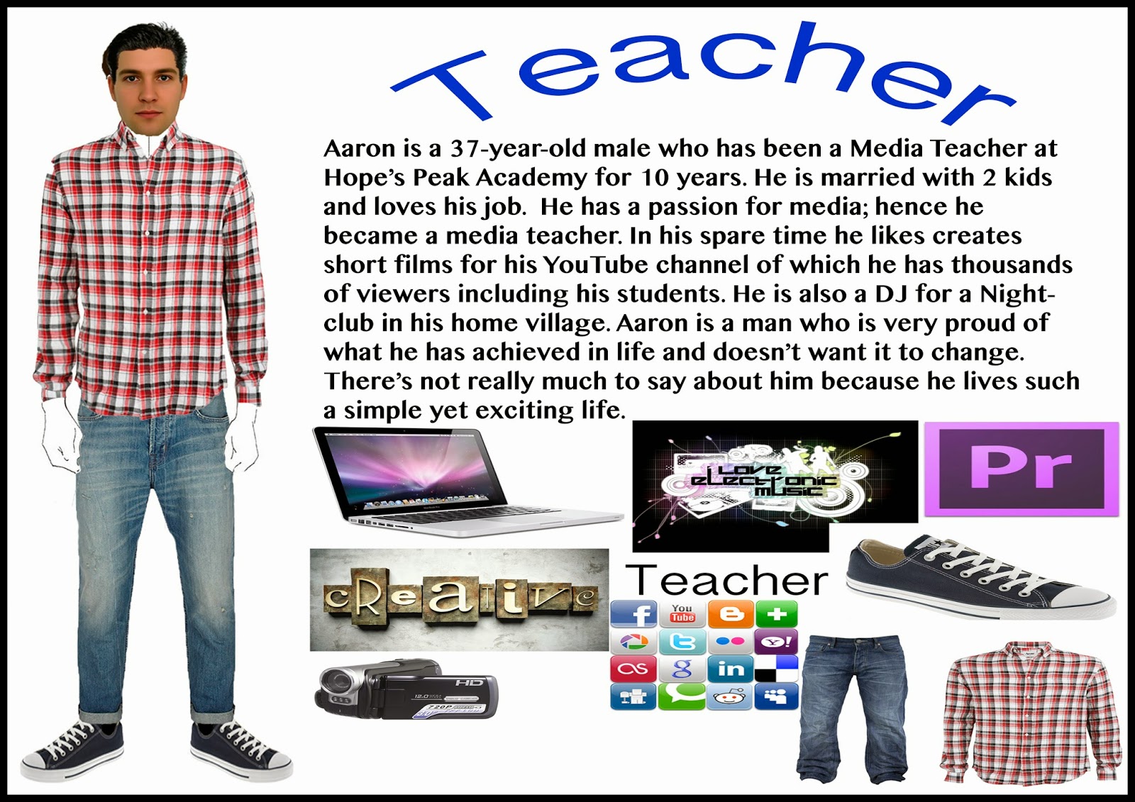 Curtis' Media Blog: Character Design Sheets