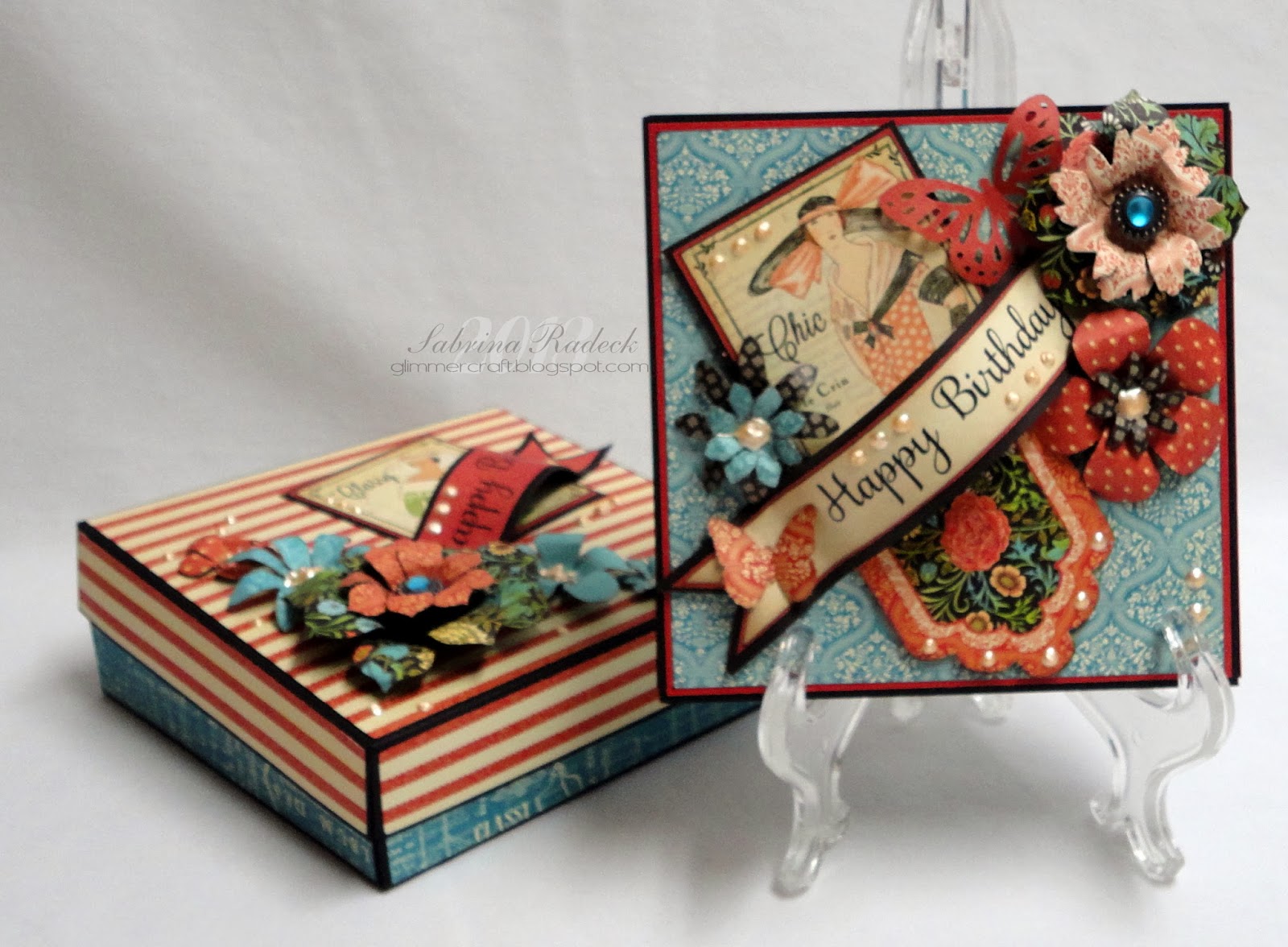 Tutorial - Couture Birthday Card & Box | Aspiring to Creativity