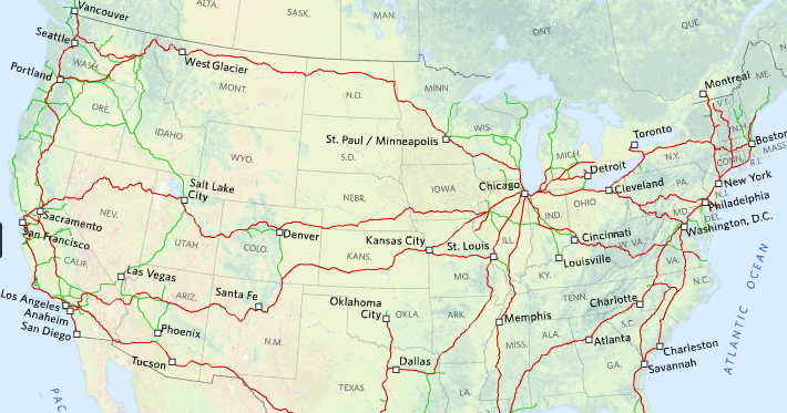 PlanningNews.blogspotcom: Amtrak Map - Interactive