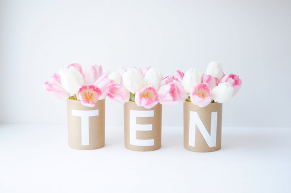 interesting wedding ideas: Table numbers