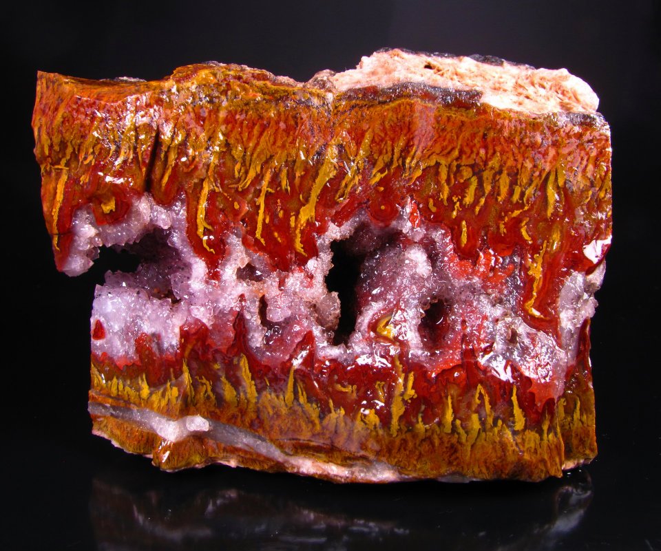 Fundy Rocks Journal: The King of Fundy Agates: Golden Flame Agate.
