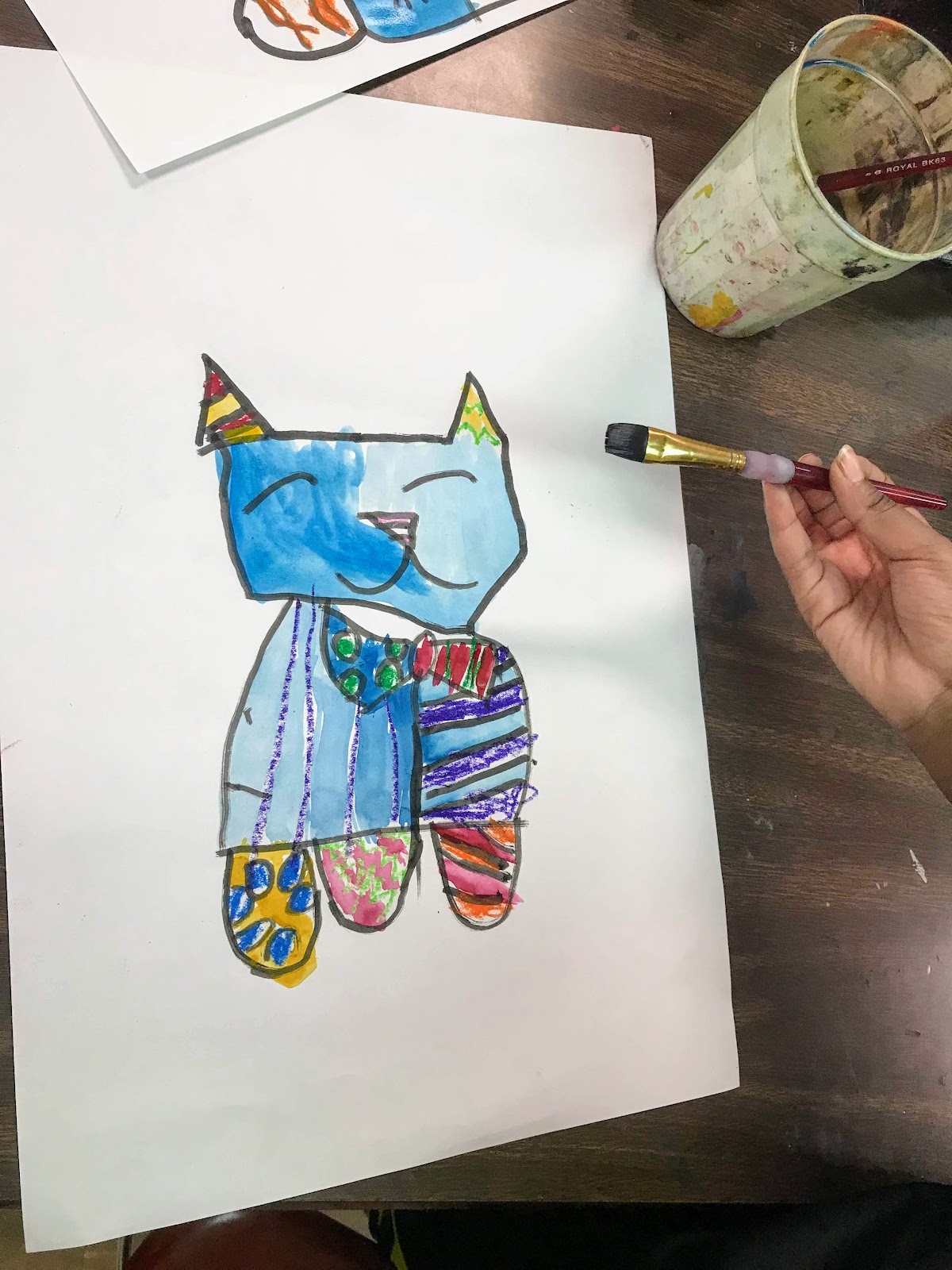 Elements of the Art Room: 2nd grade Romero Britto Animals!