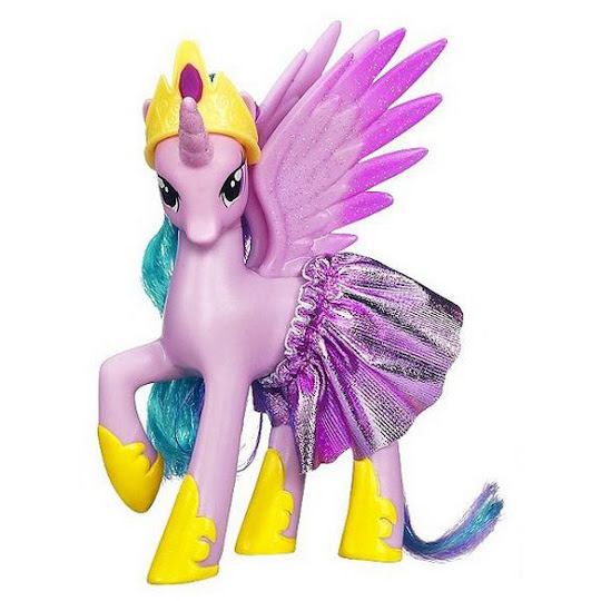 MLP Crystal Princess Ponies Collection Princess Celestia Brushable ...