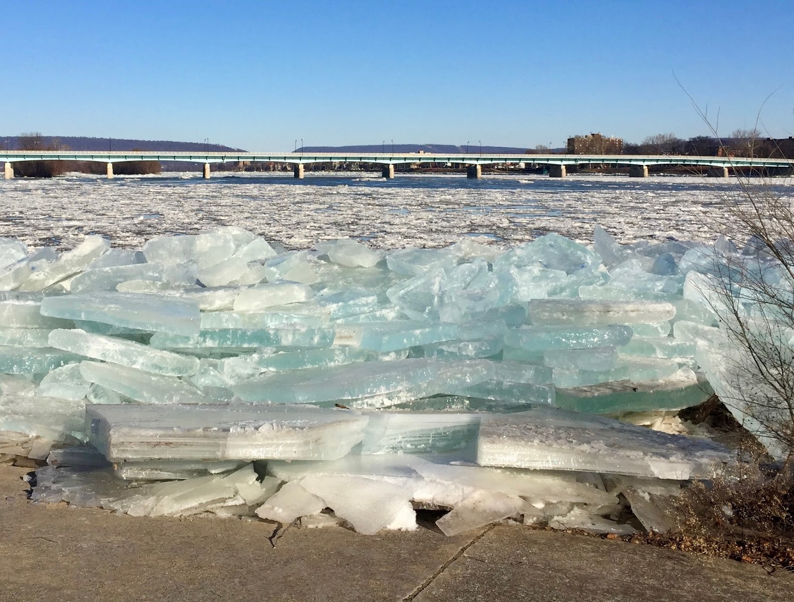 PA Environment Digest Blog: Susquehanna River Ice Flowing Past ...