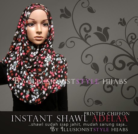 Instant Shawl Adelaa is Back!! ~ Illusionist Style Hijabs