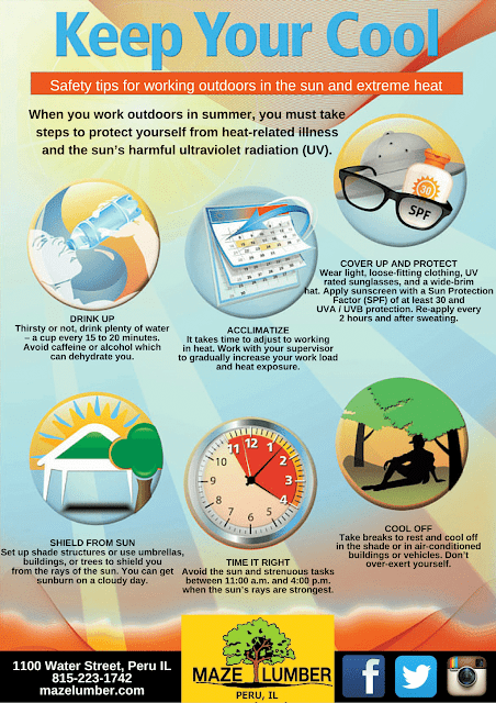 Maze Lumber: Keep Your Cool While Working Outdoors In The Sun & Extreme ...