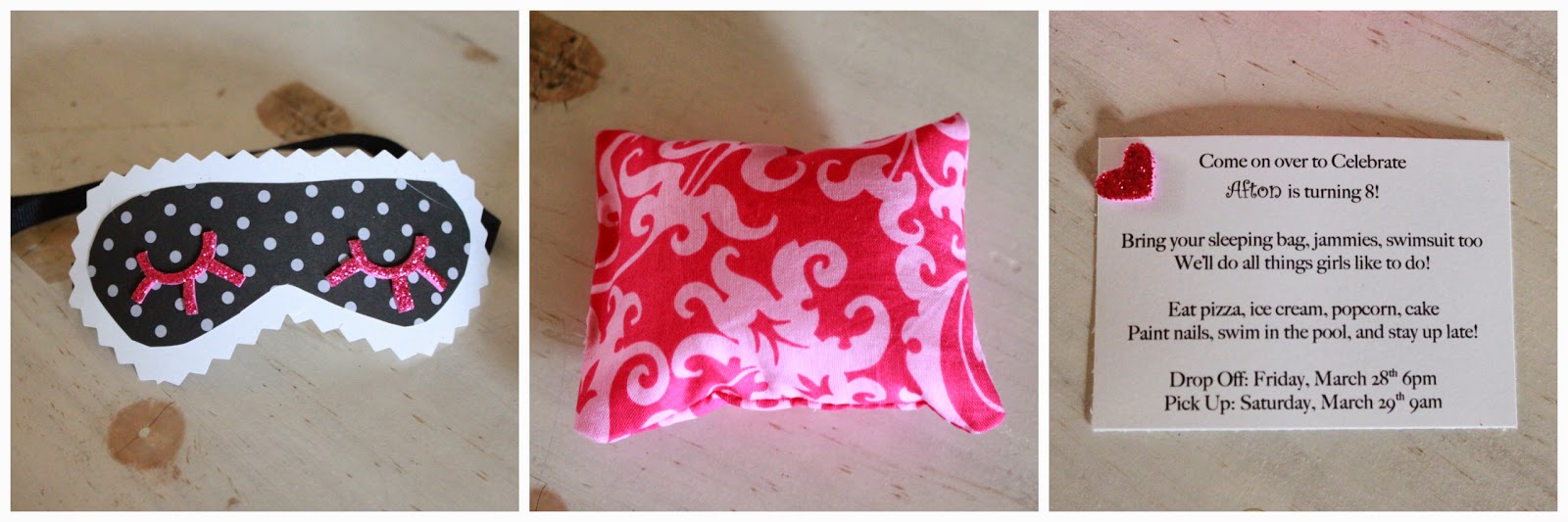 Crafty Texas Girls: Slumber Party Invite