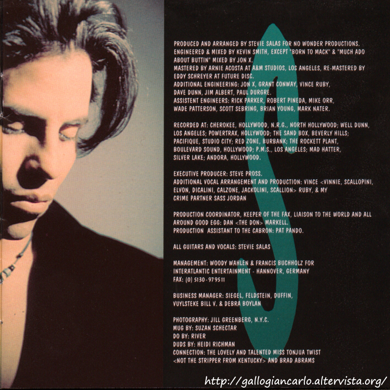 Stevie Salas - Colorcode - CD EAN 4022488000729