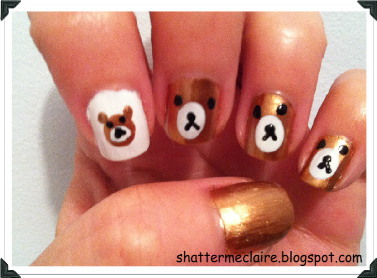 Shatter me Claire: ... Rilakkuma Nails part 1 ...