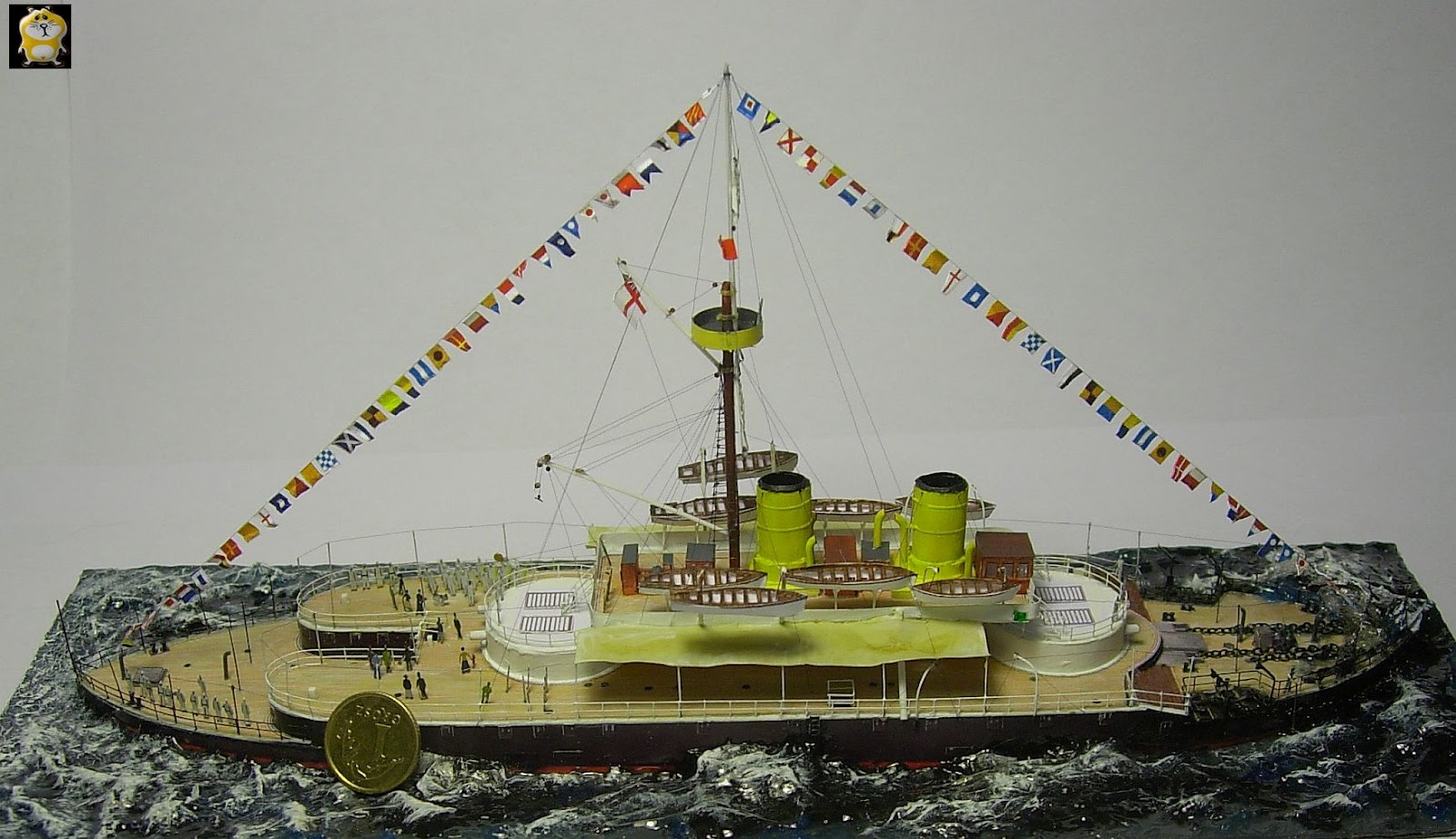 The Mad Hamster's Modelling: HMS Devastation, 1876: piękne brzydactwo