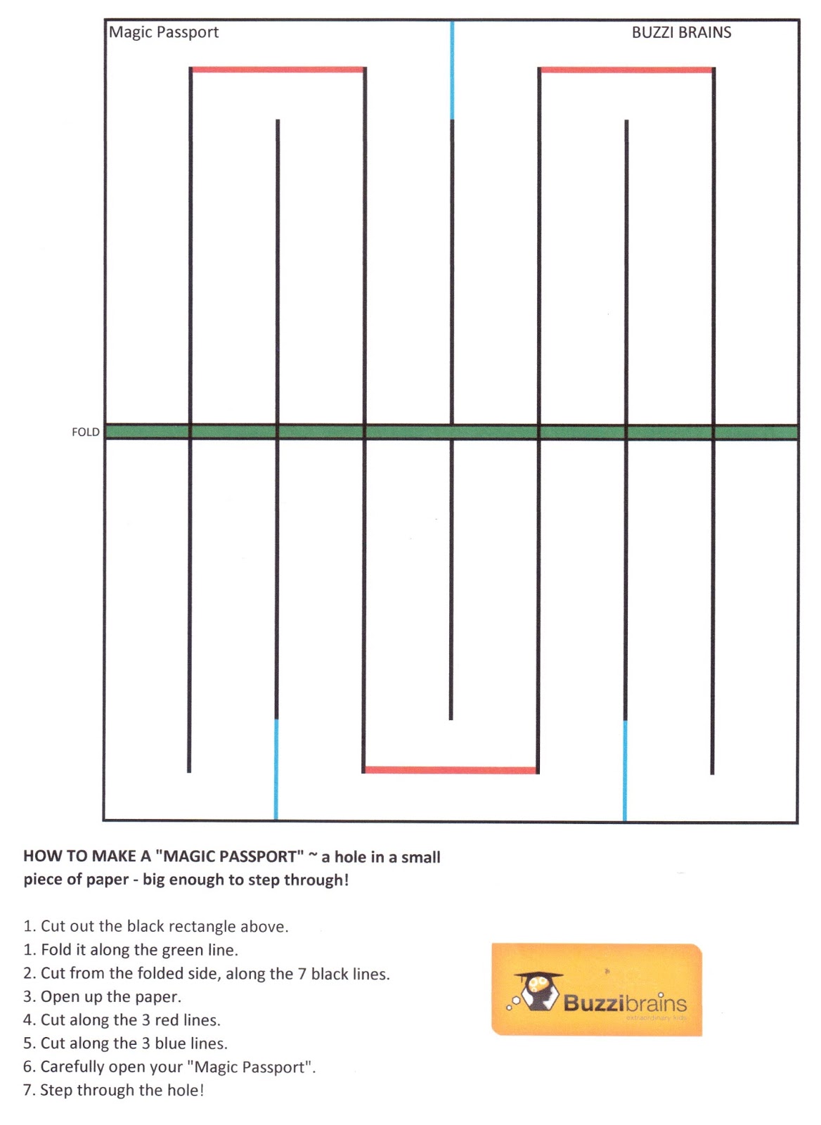Beyond Potential Kids: How to make a 'Magic Passport' to amaze your kids!