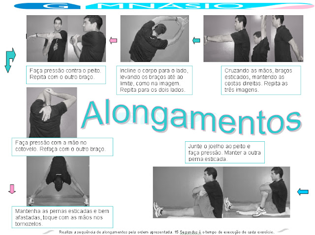 Estágio Débora Gonçalves: Sequência de Alongamentos