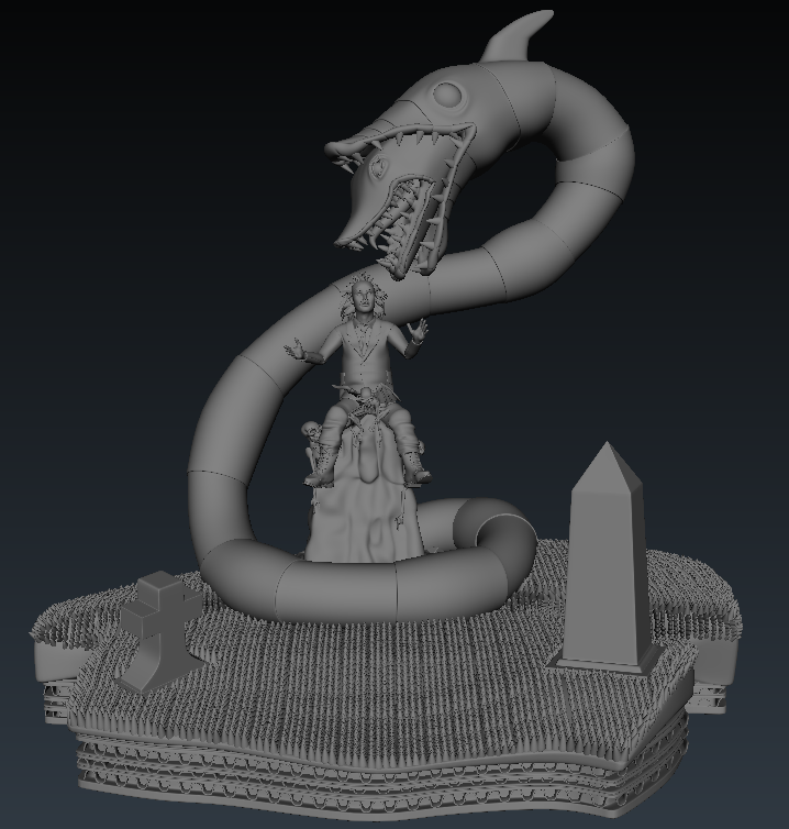 Robert Garcia 2D and 3D Art: Beetlejuice 3D Model