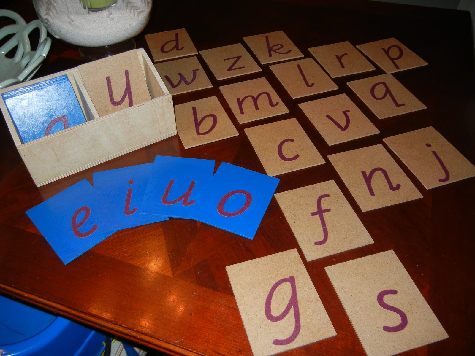 DIY D'Nealian Sandpaper Letters, Montessori Language Materials At Home ...