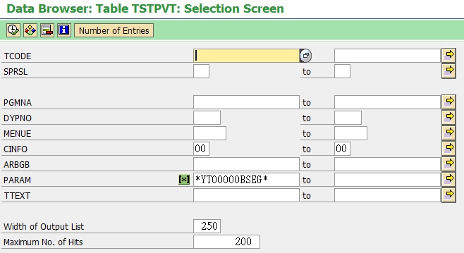 ERIC YANG'S NOTEPAD: ABAP/4 - How to find the table maintenance be used in which tcode?