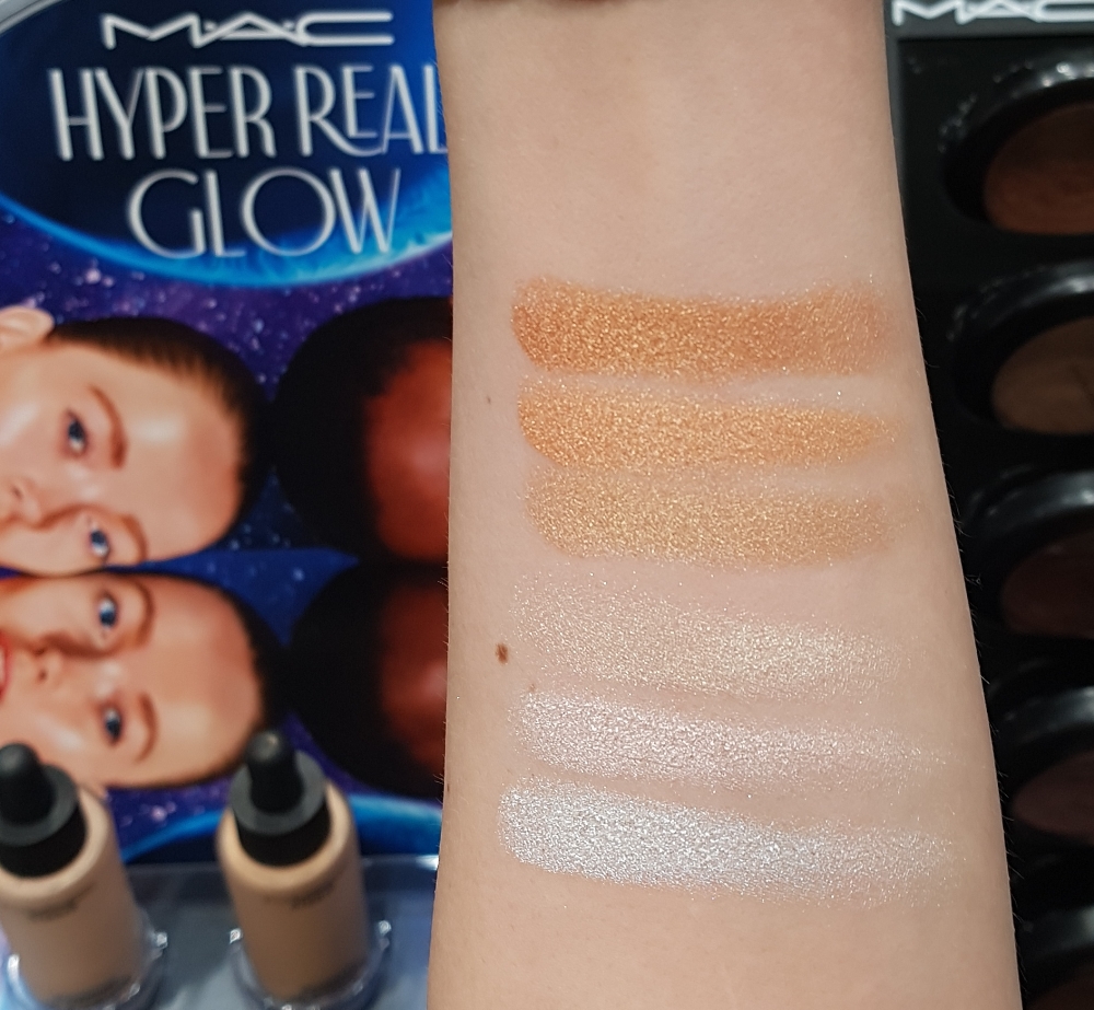 MacKarrie Beauty Style Blog: MAC Hyper Real Glow, Art Libary Swatches