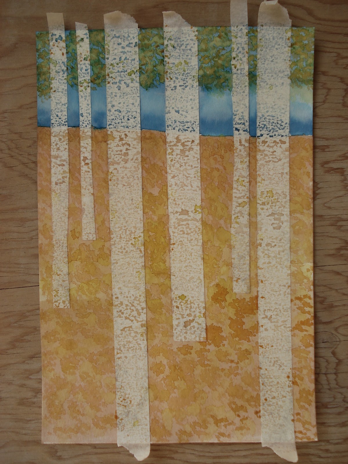 a faithful attempt: Autumn Birch Trees