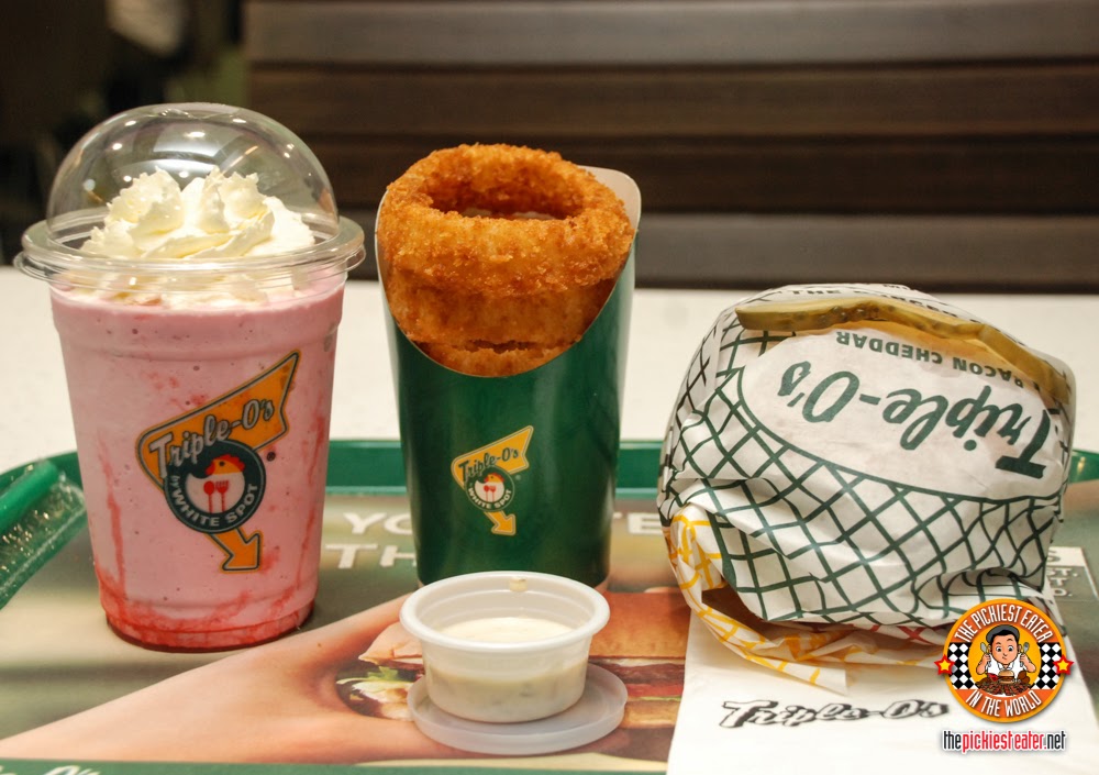 THE PICKIEST EATER IN THE WORLD: TRIPLE-O's BY WHITE SPOT NOW IN MANILA!